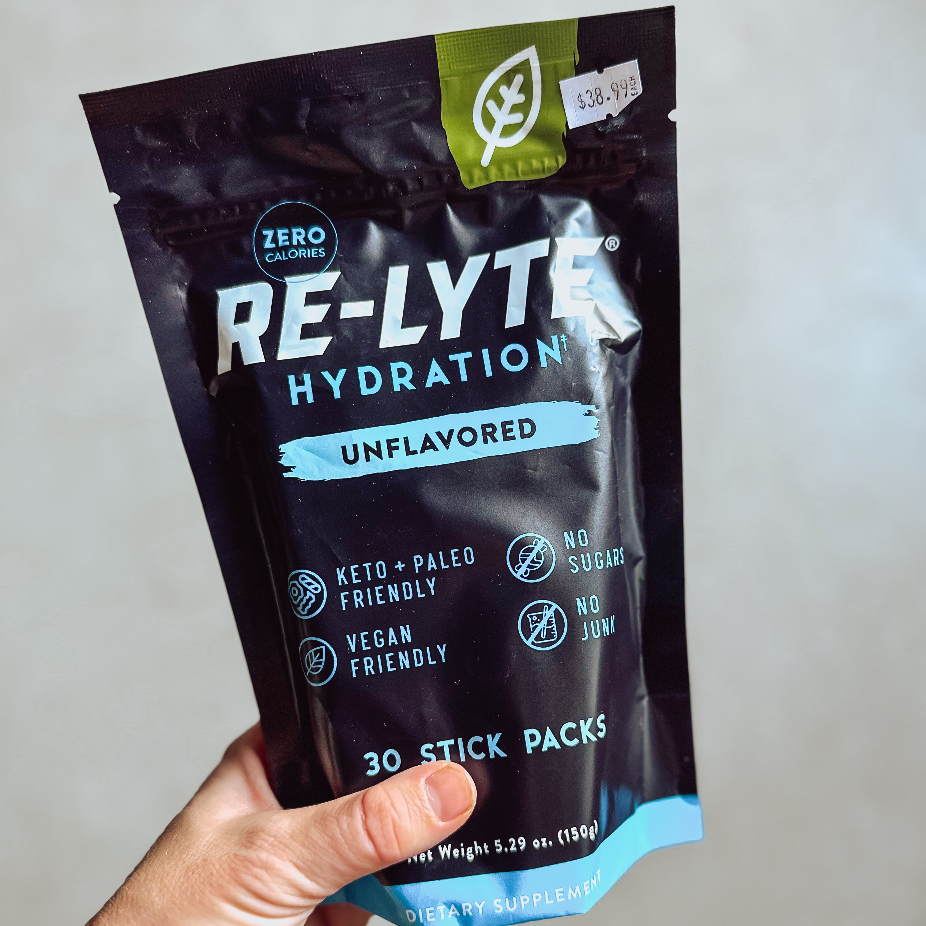 Re-Lyte Electrolyte Mix | Unflavored | Redmond – onemilefarms